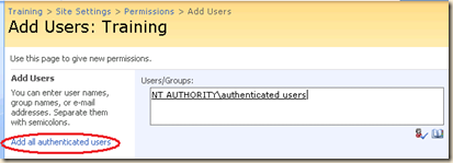 SharePoint: Prevent users from adding “NT AUTHORITY\authenticated users ...